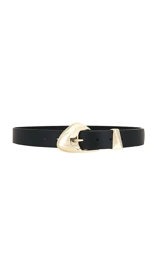 PETIT MOMENTS Sage Belt With Gold-tone Buckle - Black