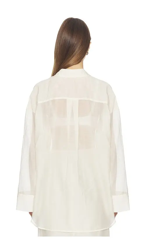 BY MALENE BIRGER Derris Soft Organza Shirt - White
