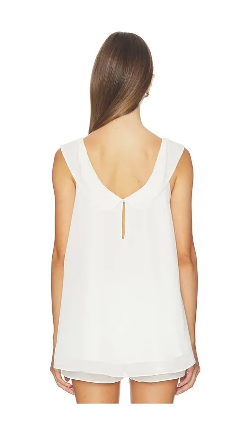 Amanda Uprichard Polly Top - Ivory