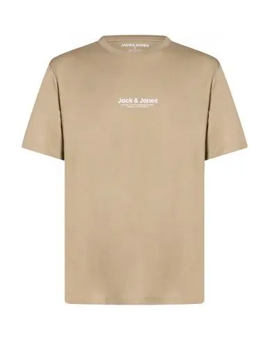 JACK & JONES T-shirt Size Cotton - Beige