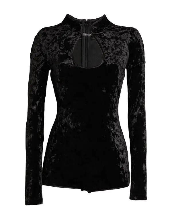 Versace Bodysuit Size Polyester, Elastane