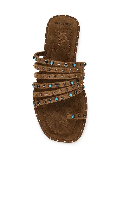 Free People Santa Fe Studded Suede Sandals