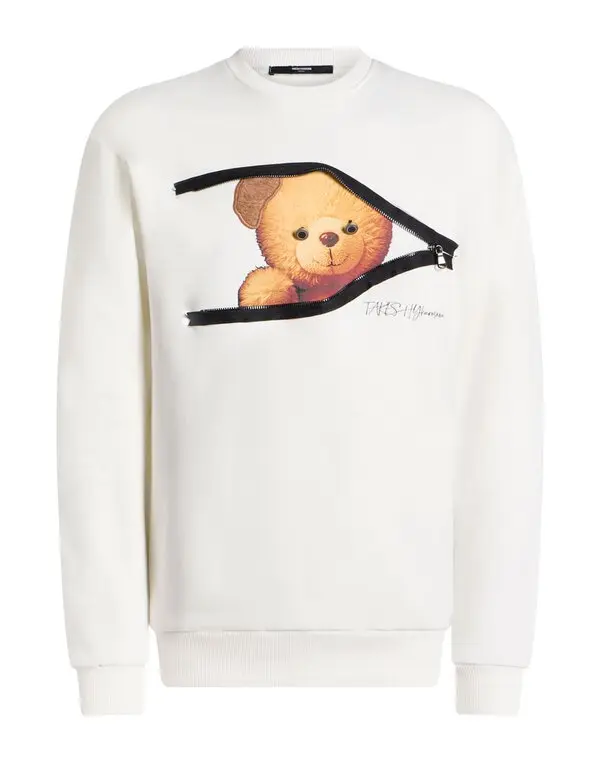 TAKESHY KUROSAWA Cotton Sweatshirt With Appliqués