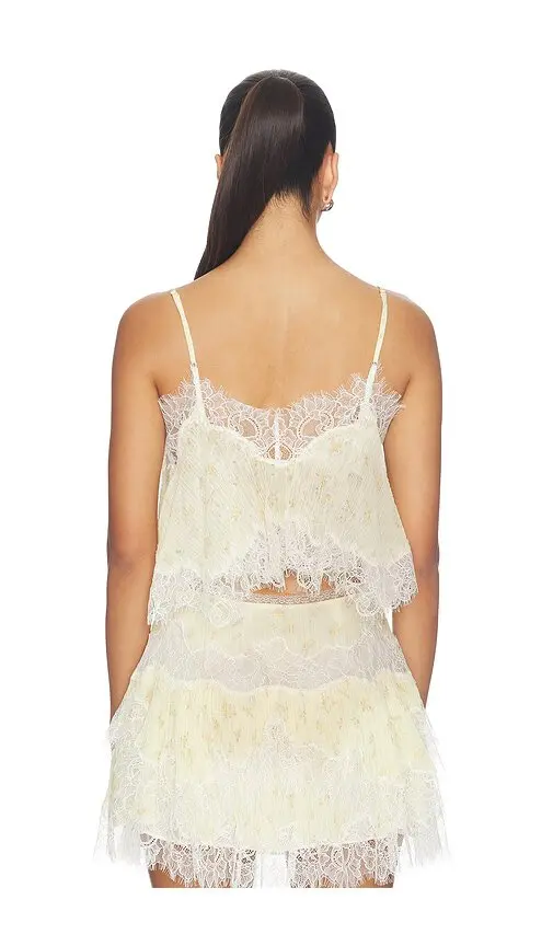 LoveShackFancy Elysia Top - Yellow