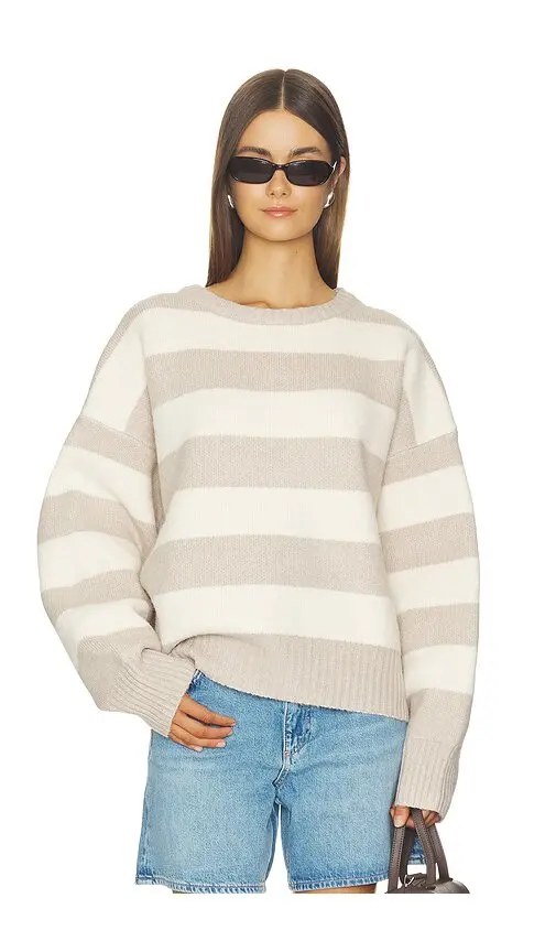 Lioness Dolce Knit Sweater Striped Relaxed Fit