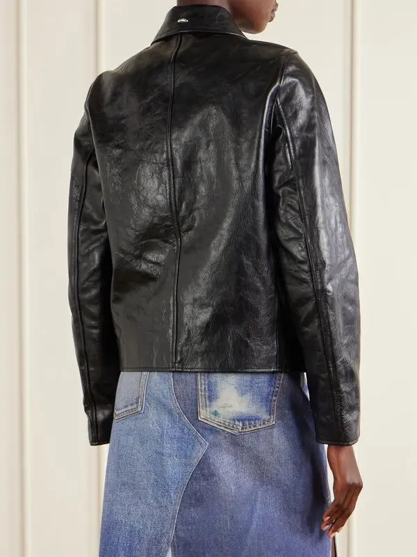 Our Legacy Leather Zip-up Jacket