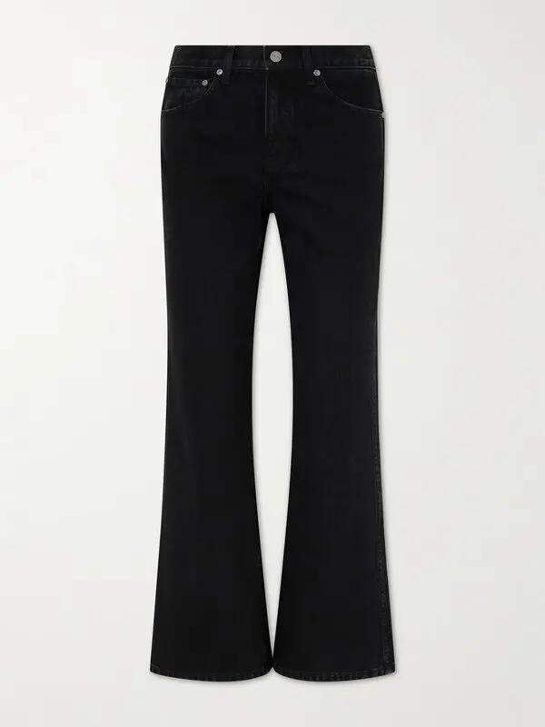 Khaite Clara Flared Jeans - Black
