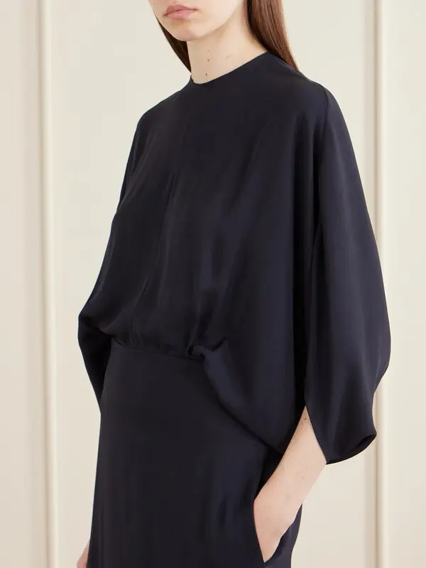 THE ROW Koralie Silk-chiffon Gown