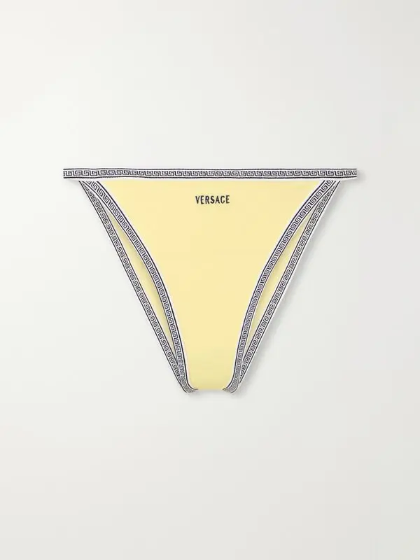 Versace Greca Print Bikini Bottom