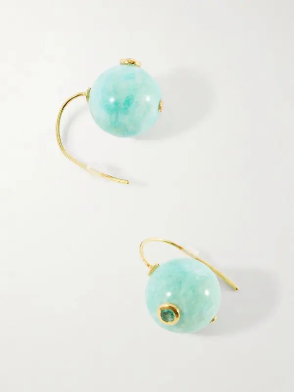 LIZZIE FORTUNATO Comet Beaded Earrings