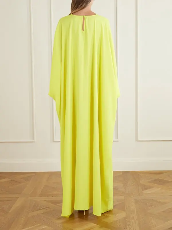 TALLER MARMO Namib Draped Crepe Gown