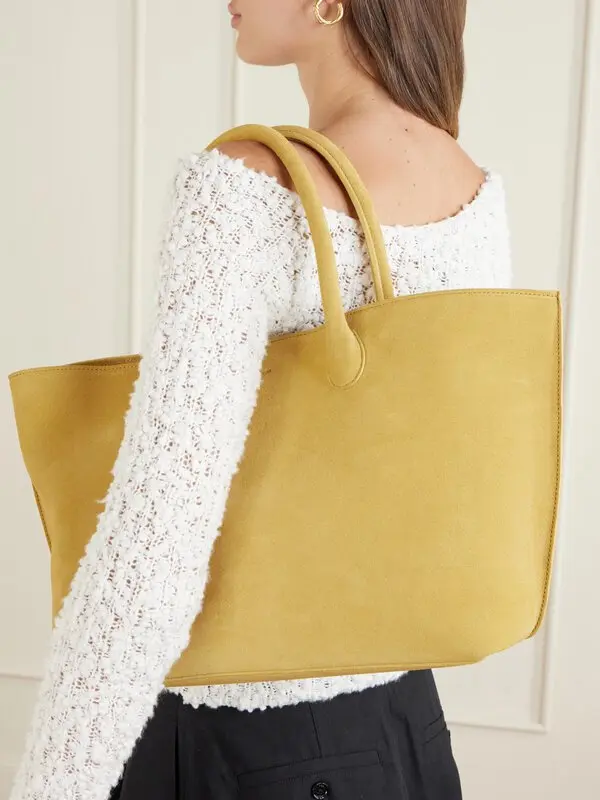 Lié Studio The Grace Suede Tote - Brown