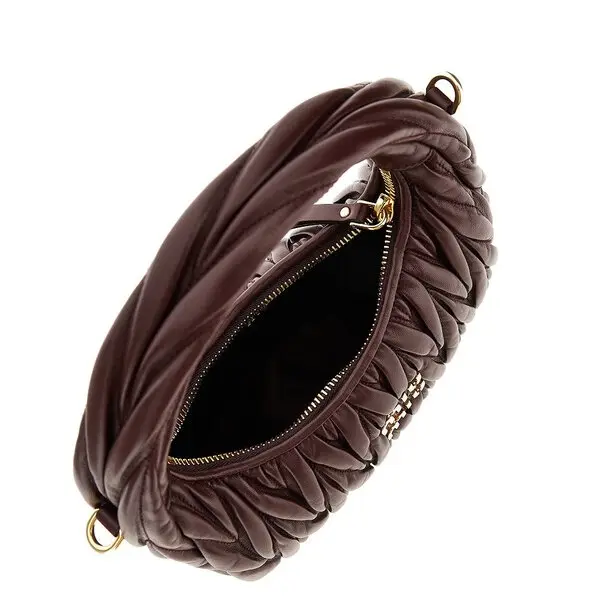 Miu Miu Small Miu Wander Hobo Bag