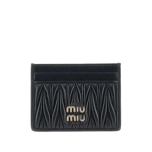 Miu Miu Matelassé Nappa Leather Cardholder
