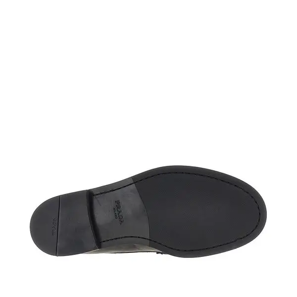 Prada Antique Finish Leather Loafers