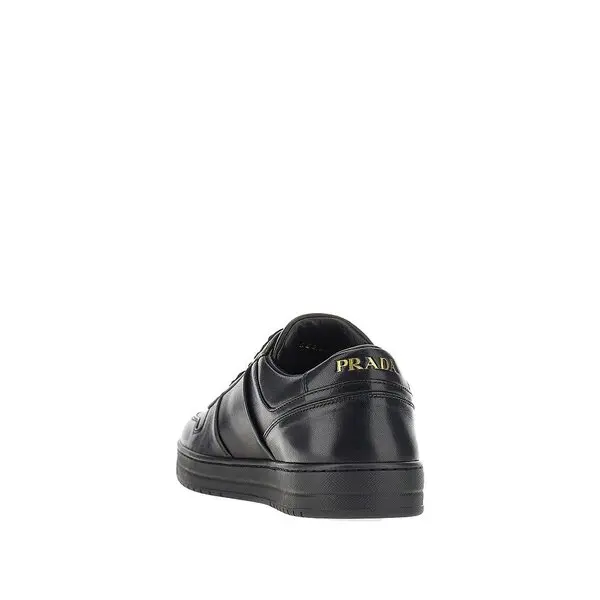 Prada Downtown Nappa Leather Sneakers - Black