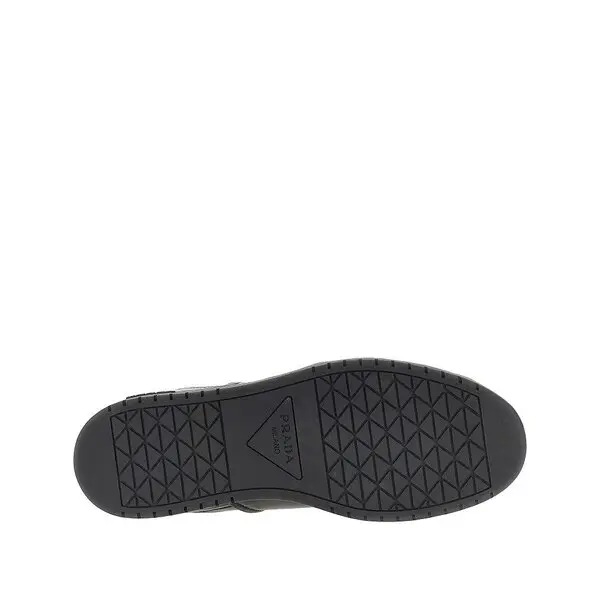 Prada Downtown Nappa Leather Sneakers - Black