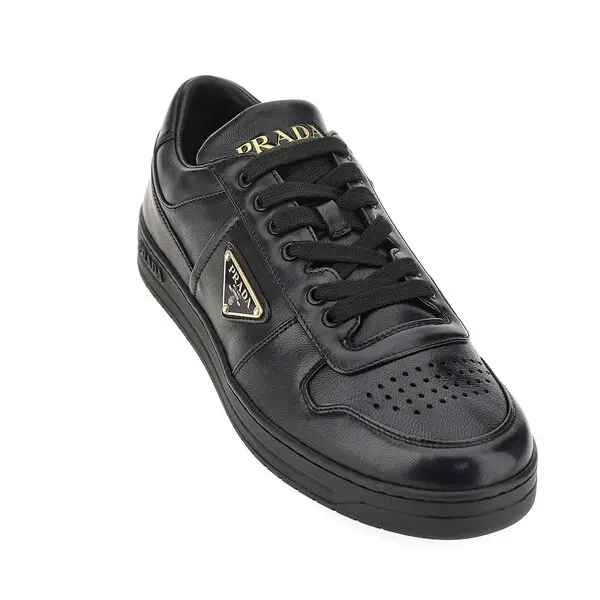Prada Downtown' Nappa Leather Sneakers - Black