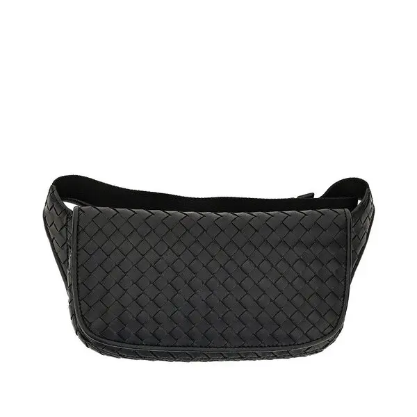 Bottega Veneta Intrecciato Nappa Leather 'veneto' Bag - Black