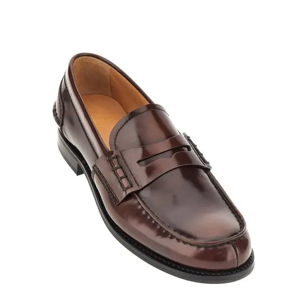 Church's Pembrey W5' Fumé Polished Leather Loafers