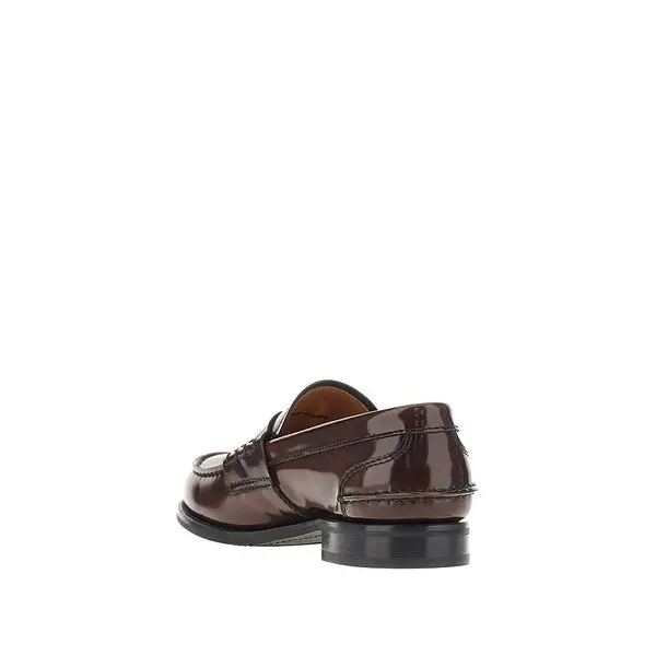 Church's Pembrey W5 Fumé Polished Leather Loafers - Brown