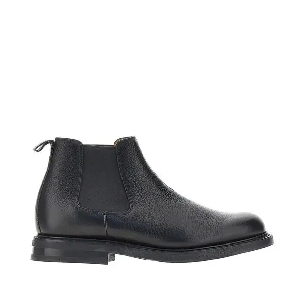 Church's Grained Leather Saenfield Chelsea Boots - Black