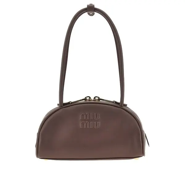 Miu Miu Beau Leather Bag - Brown