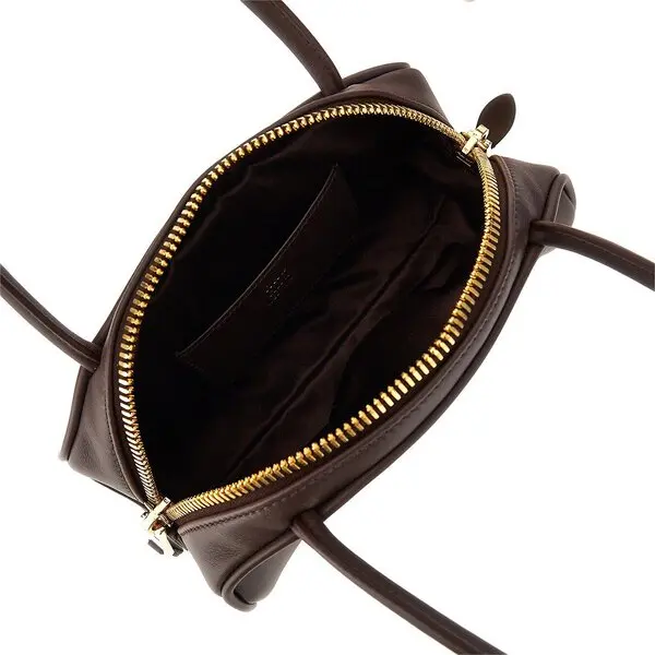 Miu Miu Beau' Leather Bag - Brown