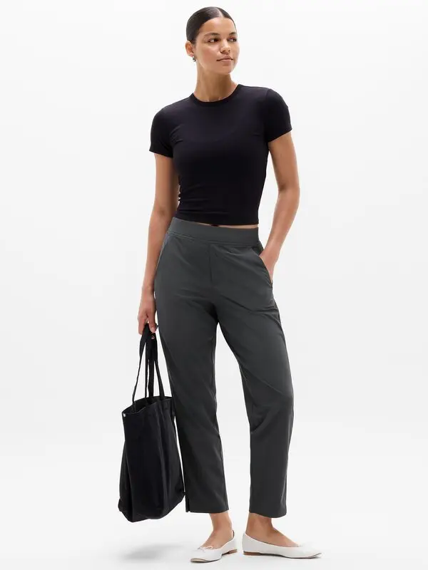 Athleta Brooklyn Mid Rise Ankle Pant - Ash