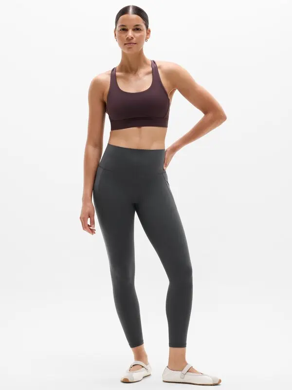 Athleta Salutation Stash High Rise 7/8 Legging - Ash