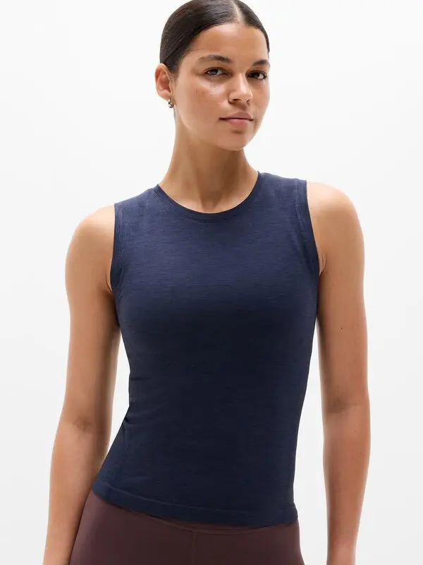 Athleta Momentum Flex Muscle Tank - Navy