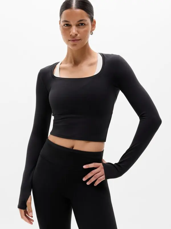 Athleta Transcend Open Back Top