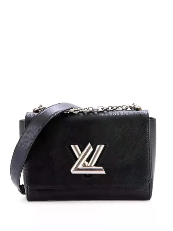 LOUIS VUITTON Epi Leather Twist Handbag Mm - Black