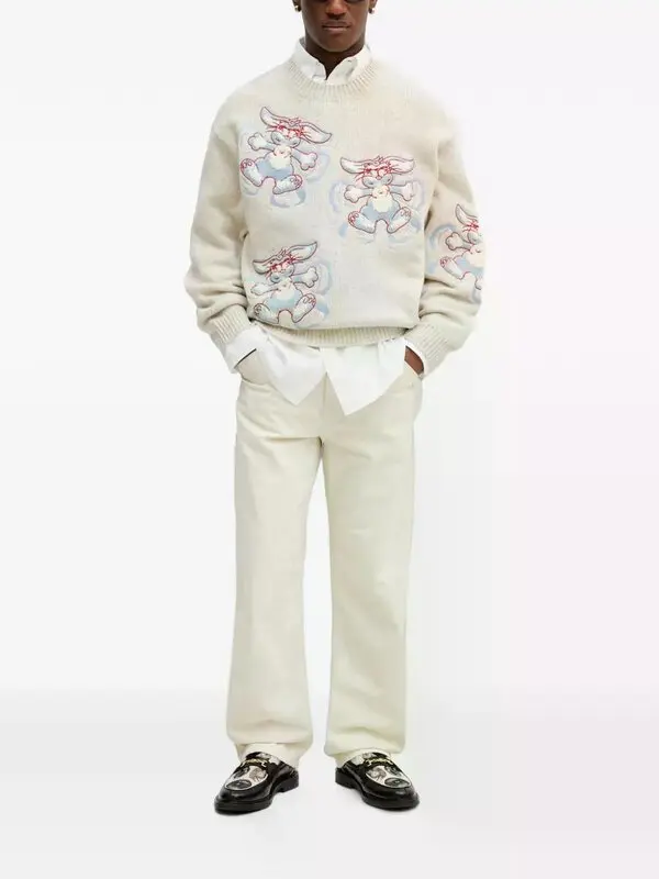 Kenzo Embroidered Bunny Sweater