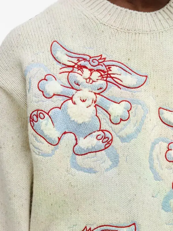Kenzo Embroidered Bunny Sweater