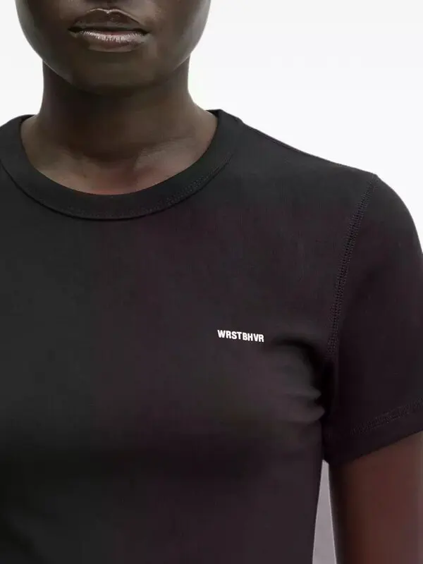 WRSTBHVR Janina Ribbed Knit T-shirt