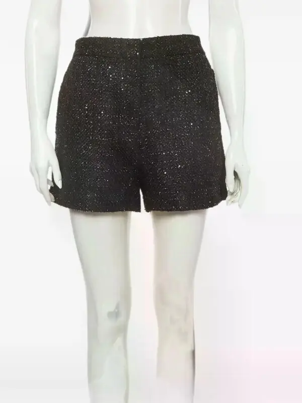 Maje Sequin-embellished Tweed Shorts