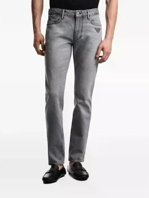 Emporio Armani J06 Slim Fit Jeans - Grey