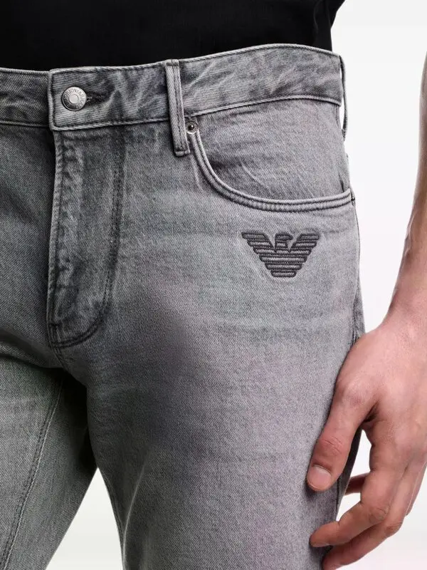 Emporio Armani J06 Slim Fit Jeans - Grey