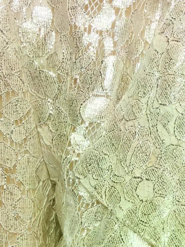 Alice + Olivia Metallic Thread Cropped Jacket