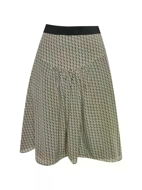 Prada Printed Silk Mini Skirt