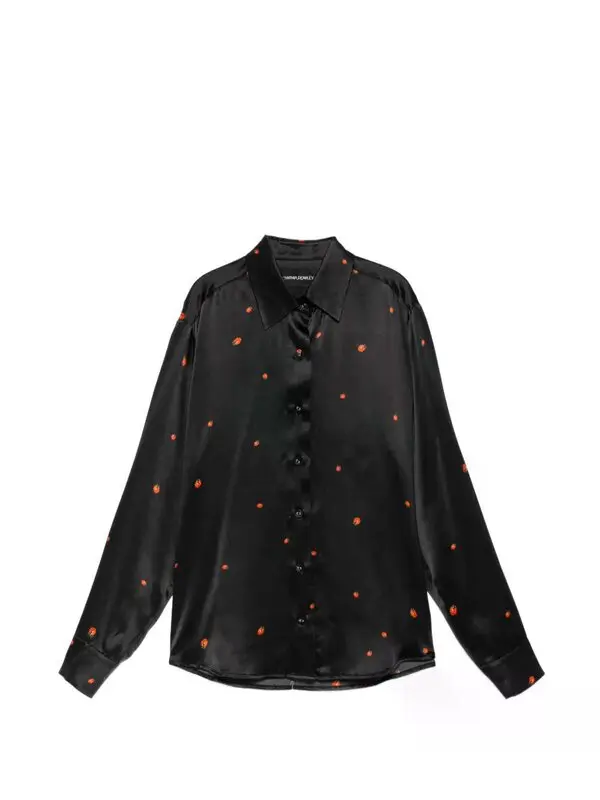 Cynthia Rowley Ladybird-print Blouse