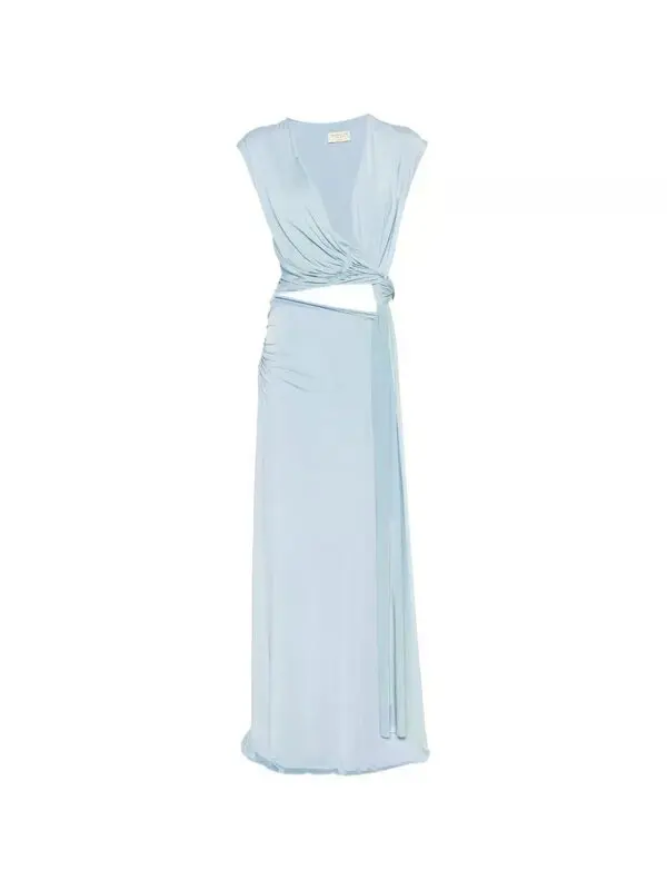 Arcina Ori Jade Wrap Dress - Blue