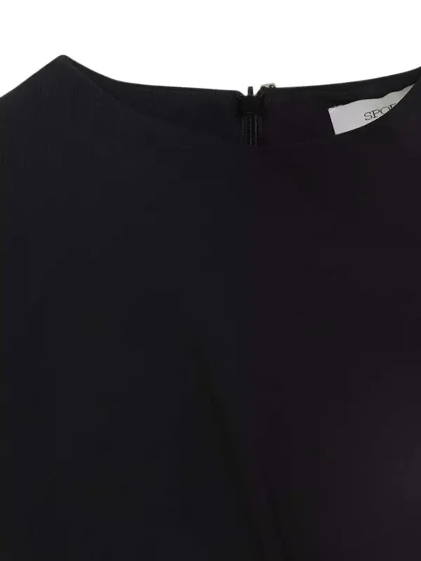 Max Mara Sleeveless Boat Neck Maxi Dress With Cut-out Detailing And Ruching - Black