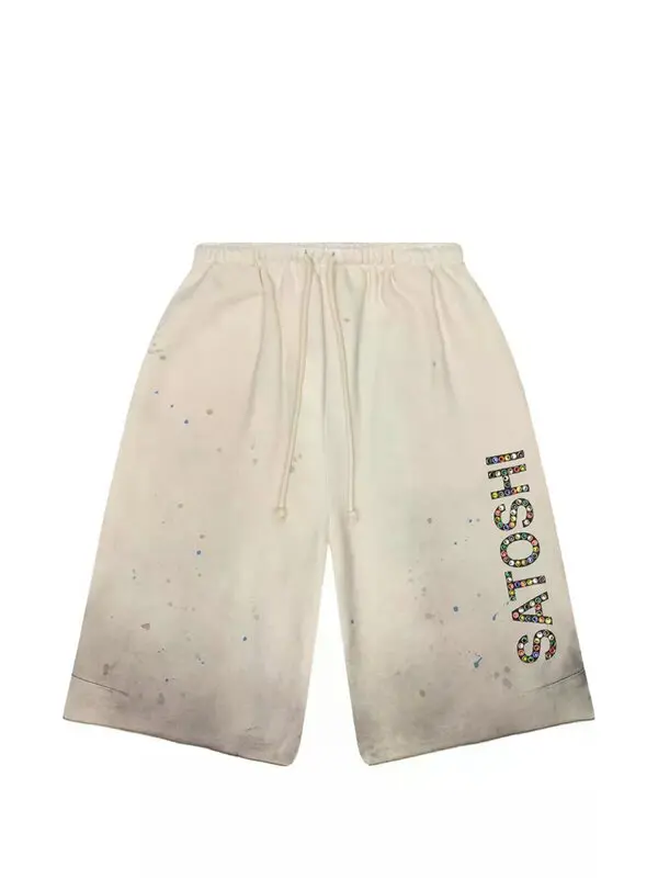 SATOSHI NAKAMOTO Drifter Crystal-embellished Shorts