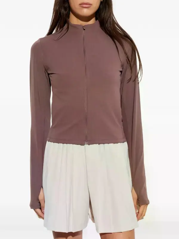 Nike Zip-up Sweater With Thumb Slots