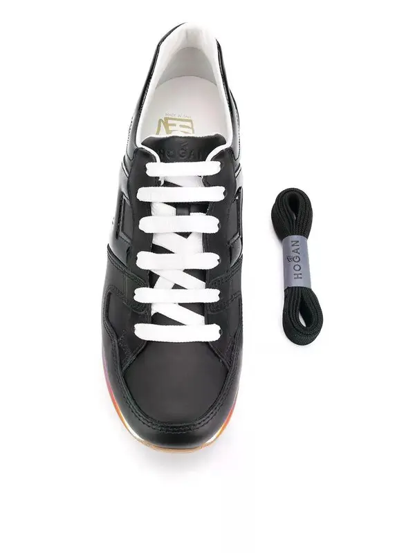 Hogan Rainbow Platform Sole Sneakers