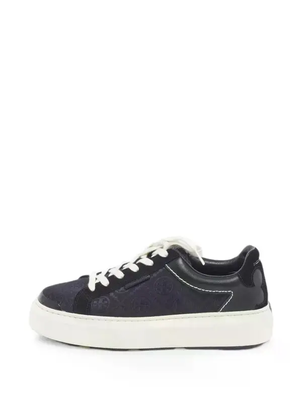 Tory Burch T Monogram Sneakers - Black