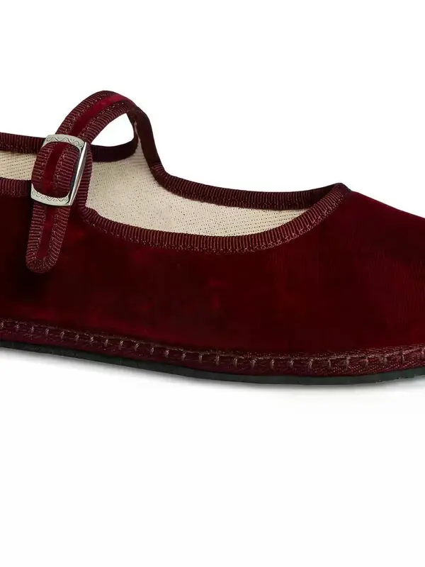 VIBI VENEZIA Bordeaux Mary Jane Ballet Flats