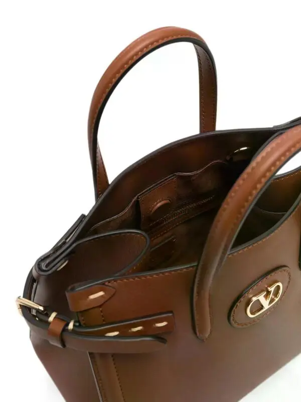Valentino Garavani Vlogo Detail Tote Bag - Brown